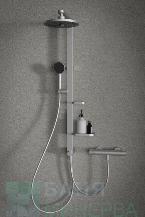 IDEAL STANDARD BD583Si Ceraterm ALU+Silk Blak Термостатен смесител за ...